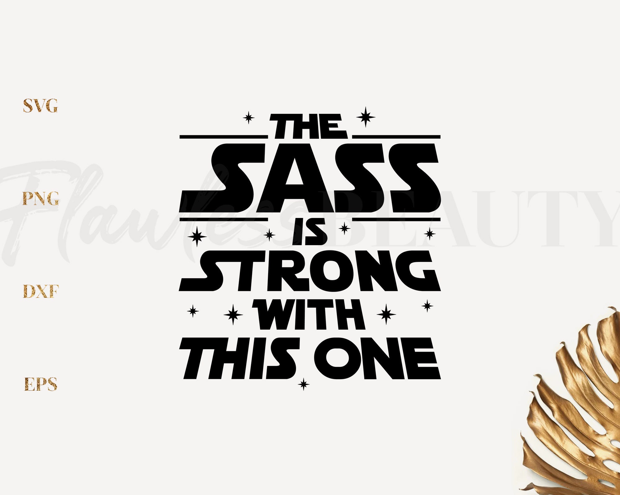 The Sass is Strong With This One Svg Funny Child Svg Dark - Etsy Canada
