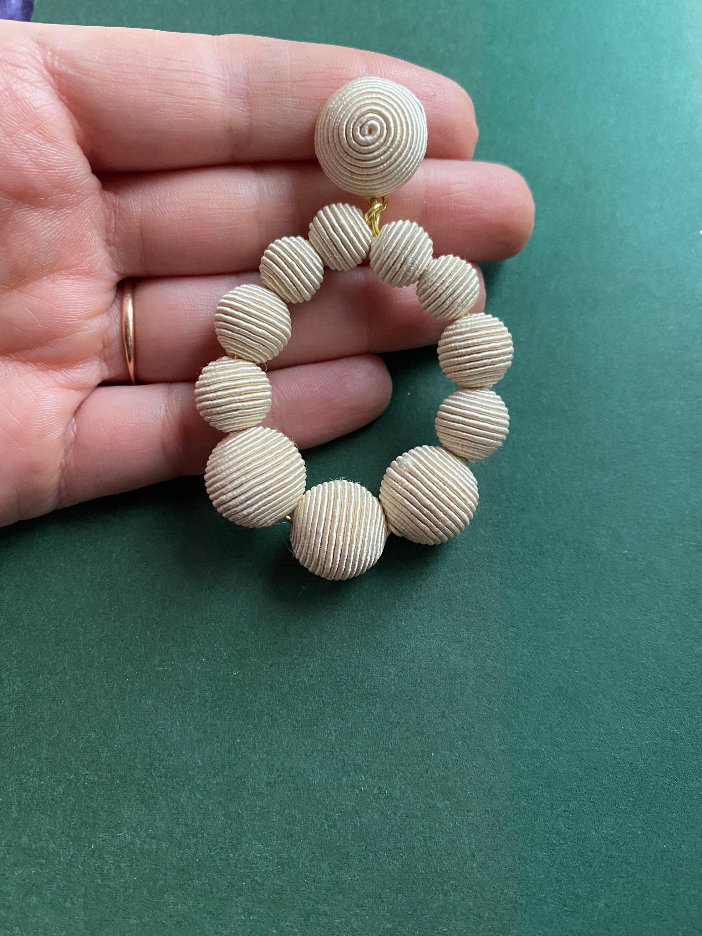 Sézane Charlie Style Earrings I Charlie Thread L KATE - Etsy