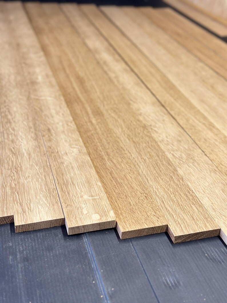 Solid Oak Hardwood Timber Slats, Planed PAR, Kiln Dried, 1100mm X 50mm ...