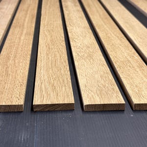 Solid Oak Hardwood Timber Slats, Planed PAR, Kiln Dried, 1100mm X 50mm ...