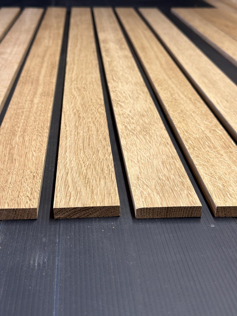 Solid Oak Hardwood Timber Slats, Planed PAR, Kiln Dried, 1100mm X 50mm ...