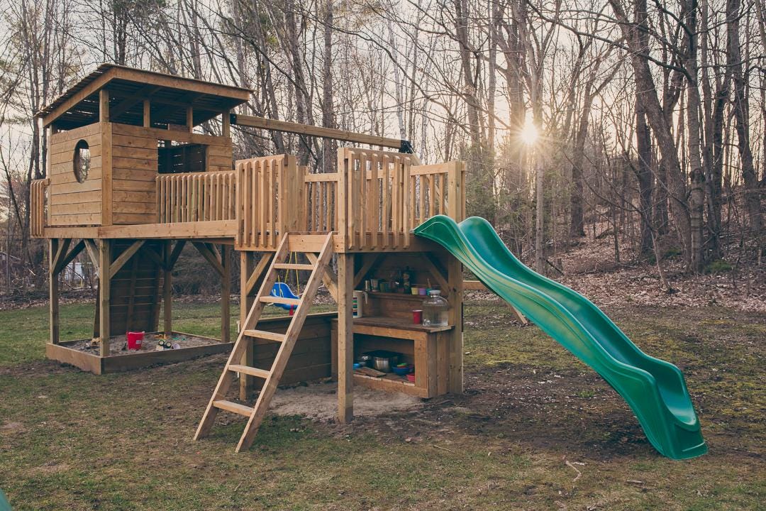 Swingset Playset DIY Plans - PDF Printable Plans - Outdoor Play ...