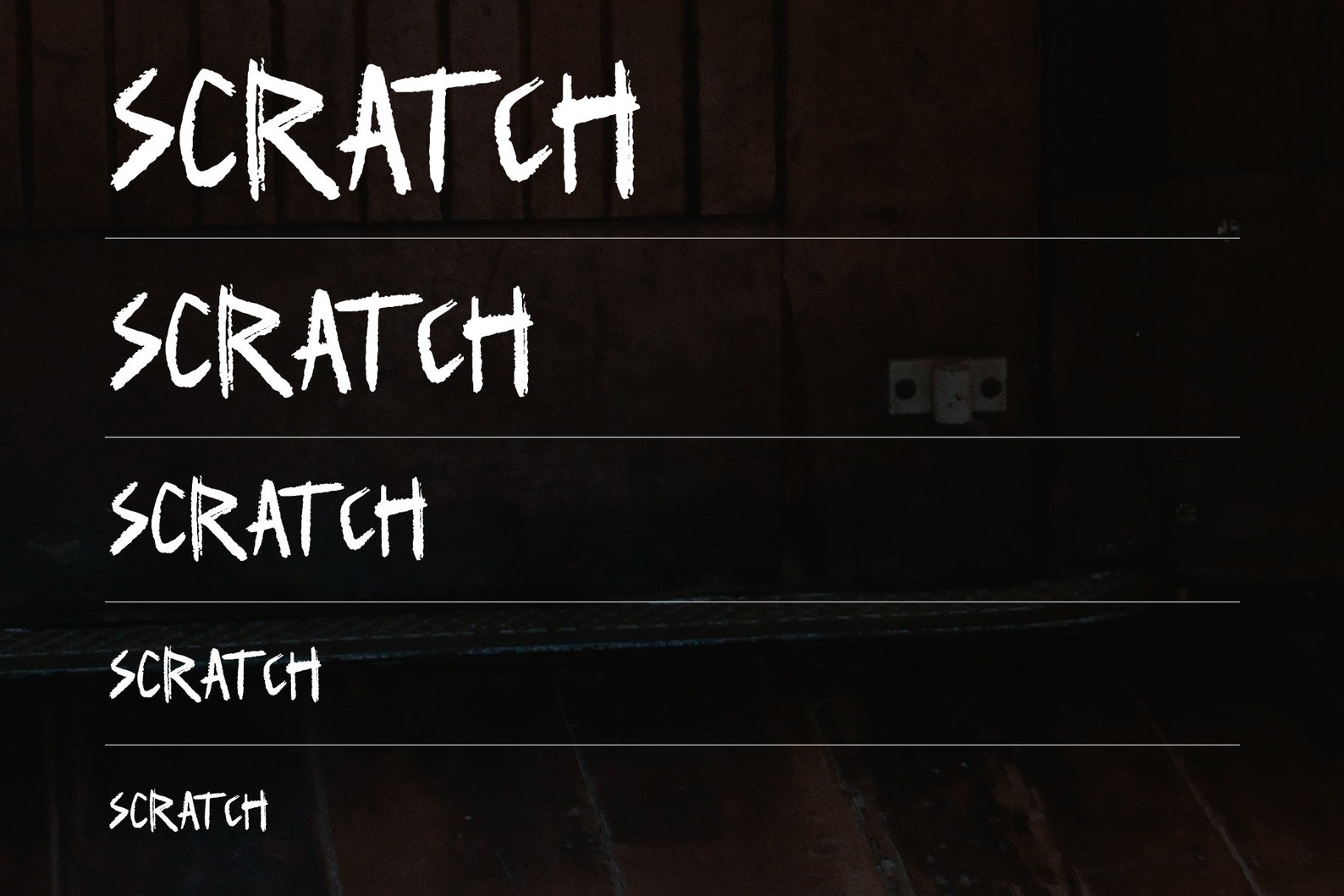 Scratch Font - Edgy Font, Handwritten Font, Band Logo, Eroded Font ...