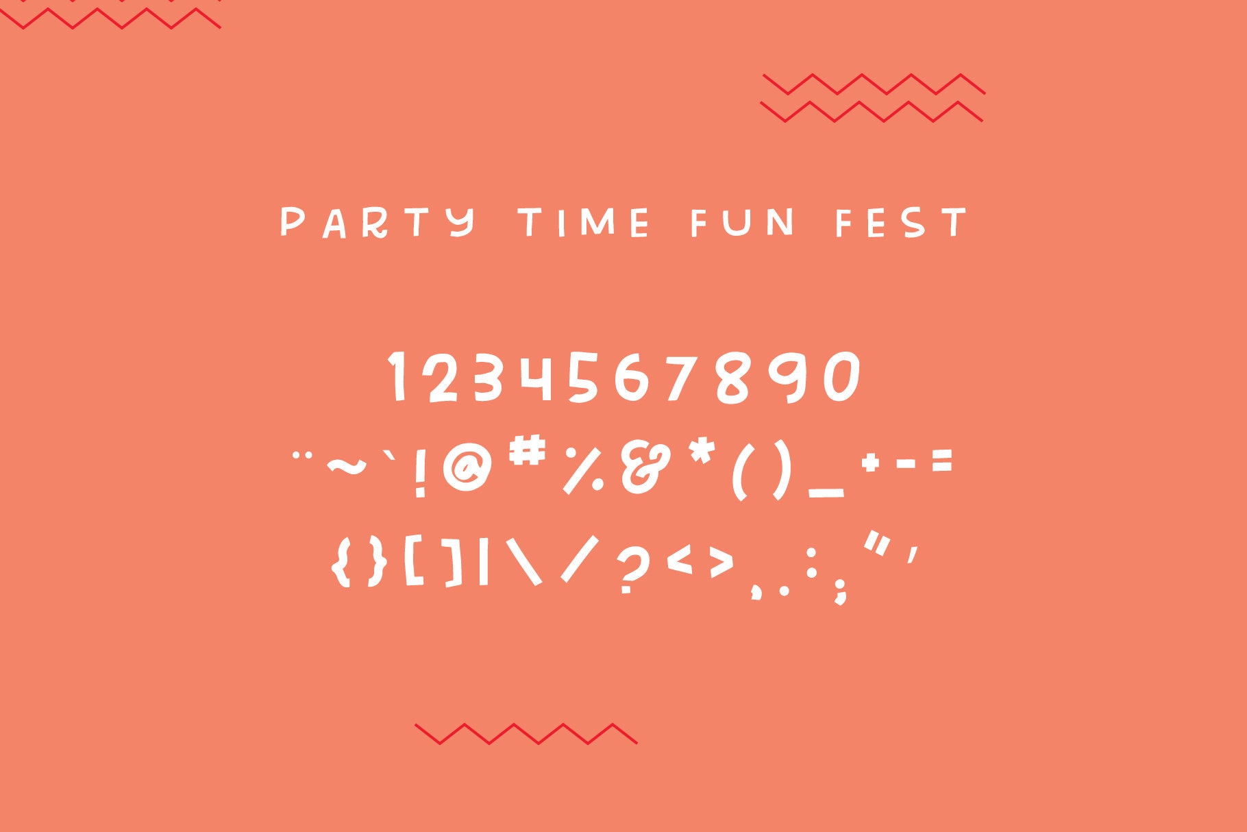 Party Time Fun Fest Font - Fun Font, Kids Font, Party Font, All Caps ...