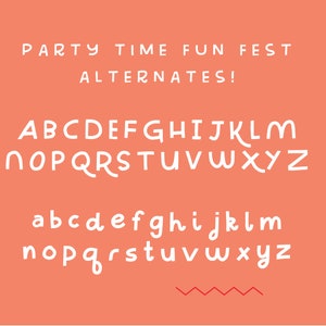 Party Time Fun Fest Font - Fun Font, Kids Font, Party Font, All Caps ...