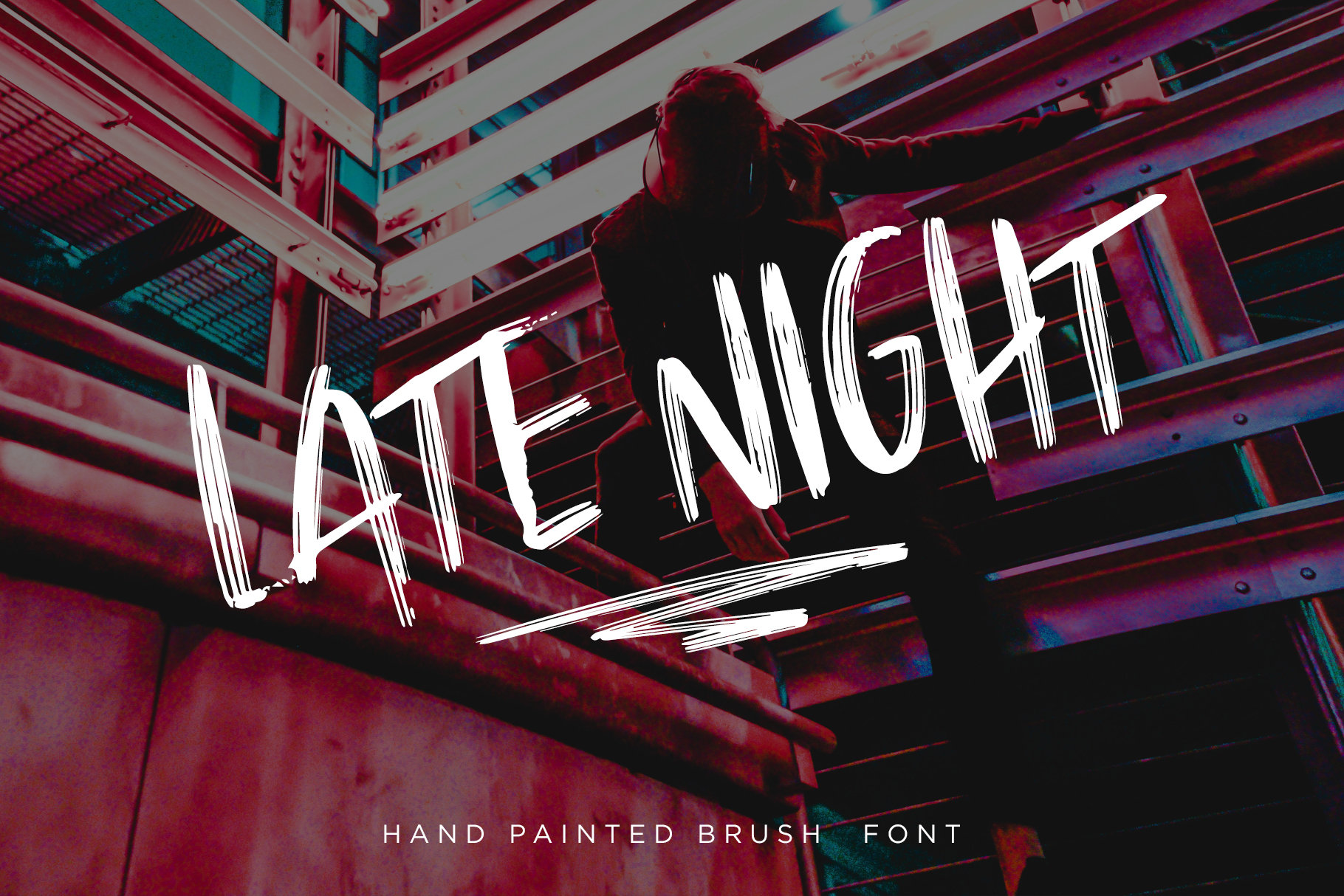 Late Night Font - Hand Drawn Brush Font, Brush Font, Unique Font ...
