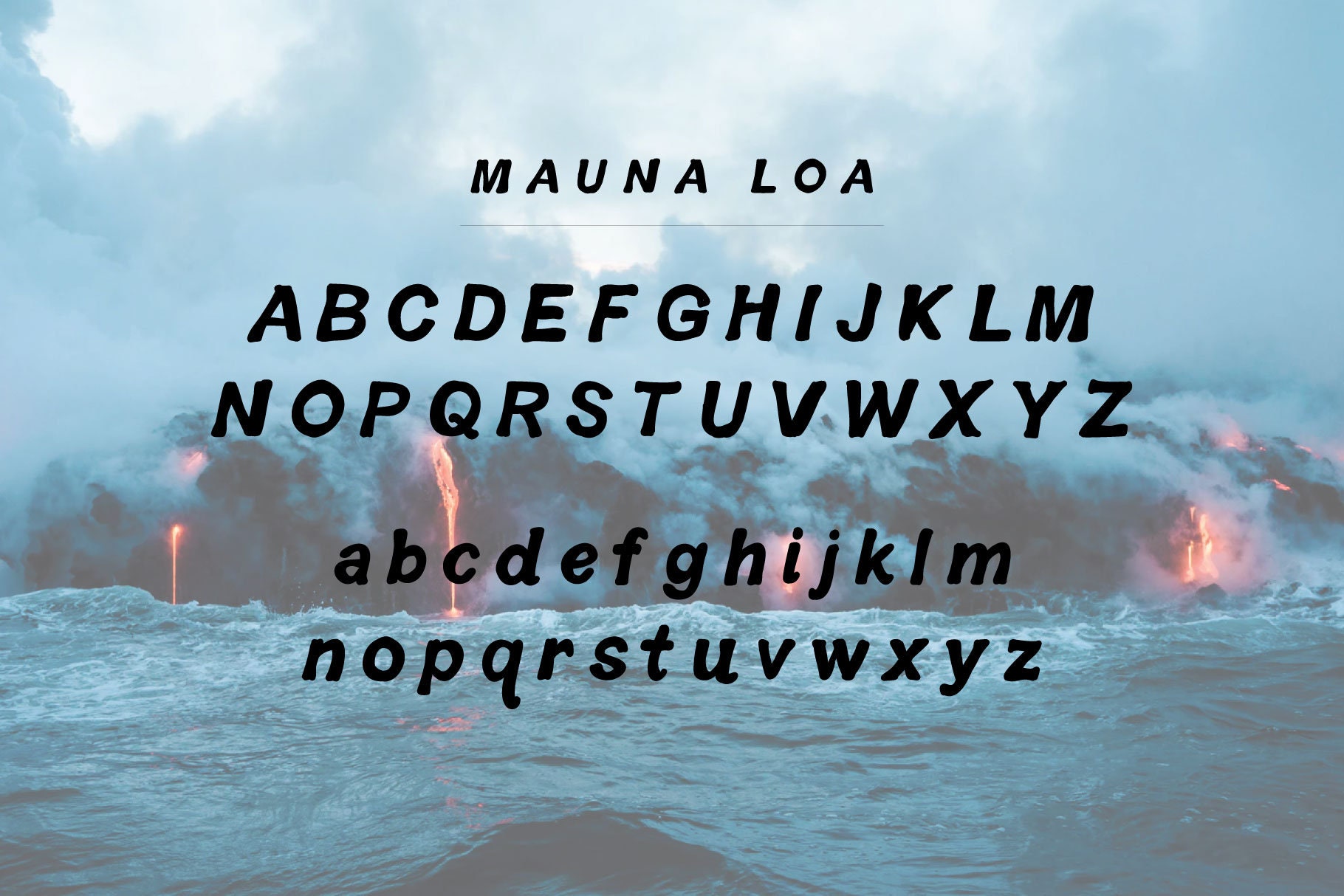 Mauna Loa Font - Vintage Hawaiian Font, Hawaiian Font, Tropical Font ...