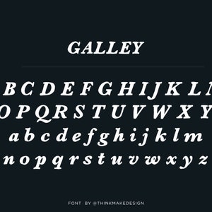 Galley Font - Rough Font, Pirate Font, Nautical Font, Logo Font, Serif ...