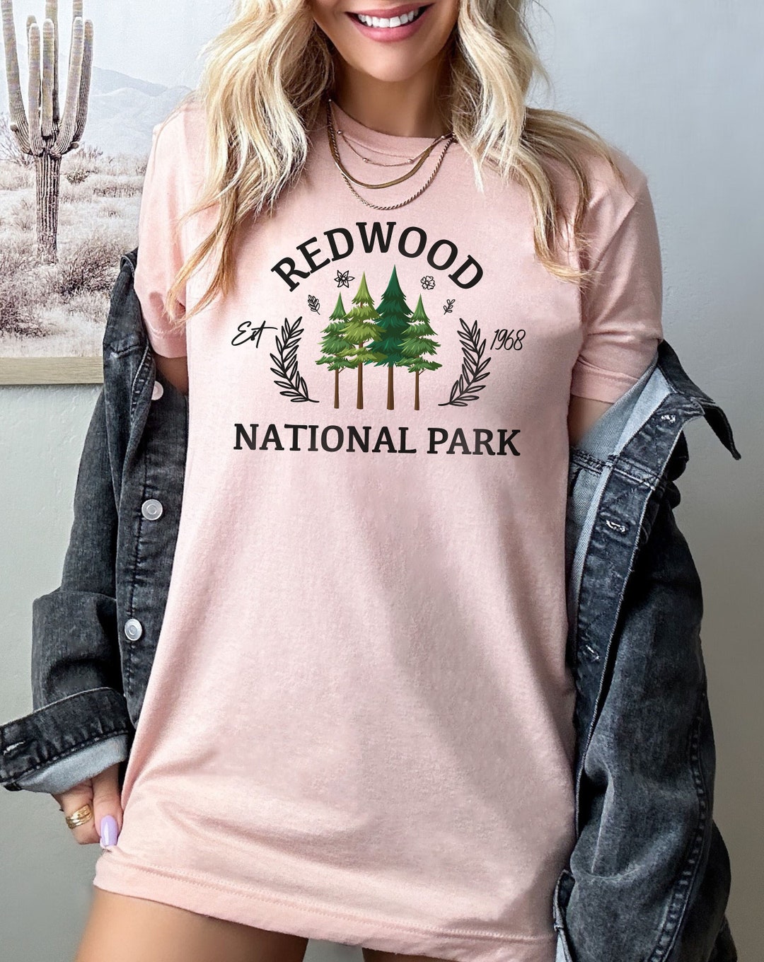 Redwood National Park Tshirt, Mountain Tshirt, Nature Lover Gift,pine ...