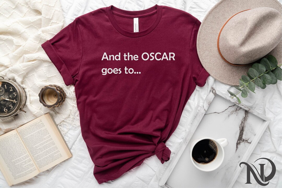 Oscar Tshirt, Oscar Watching Shirt, Movie Lover Tee, Movie Watching ...