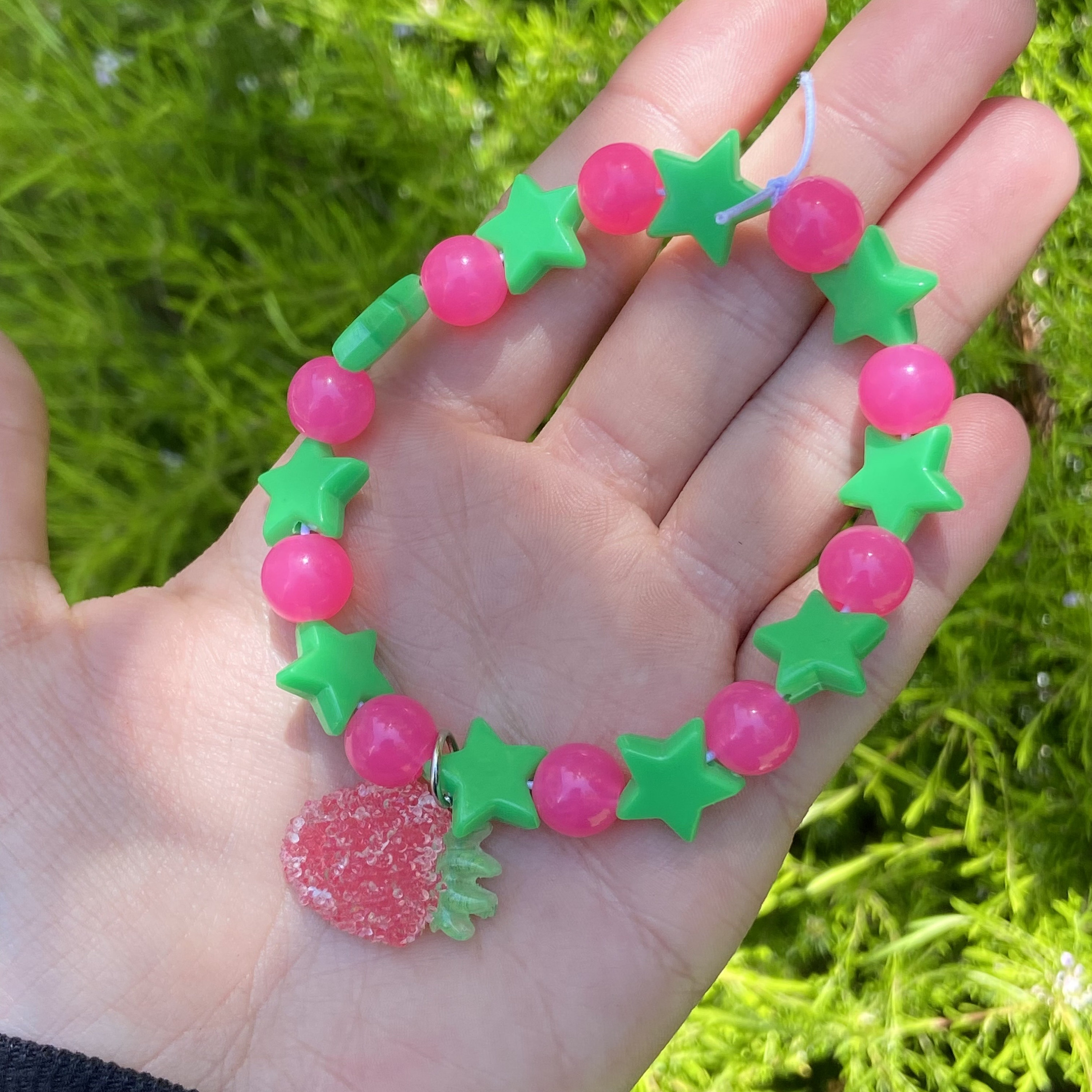 Crystal Strawberry Kandi Bracelets - Etsy