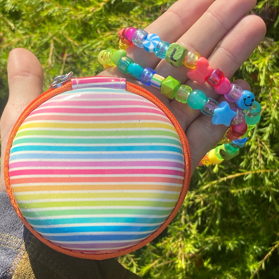 Rainbow Case Kandi Necklace - Etsy