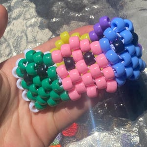 Pac-man Ghost Kandi Cuff - Etsy