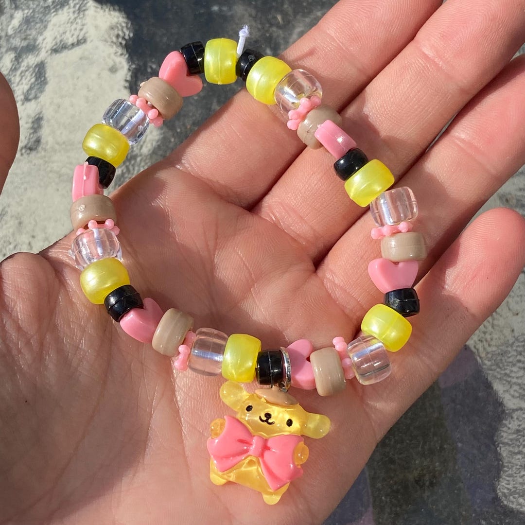 Pompompurin Kandi Bracelet - Etsy