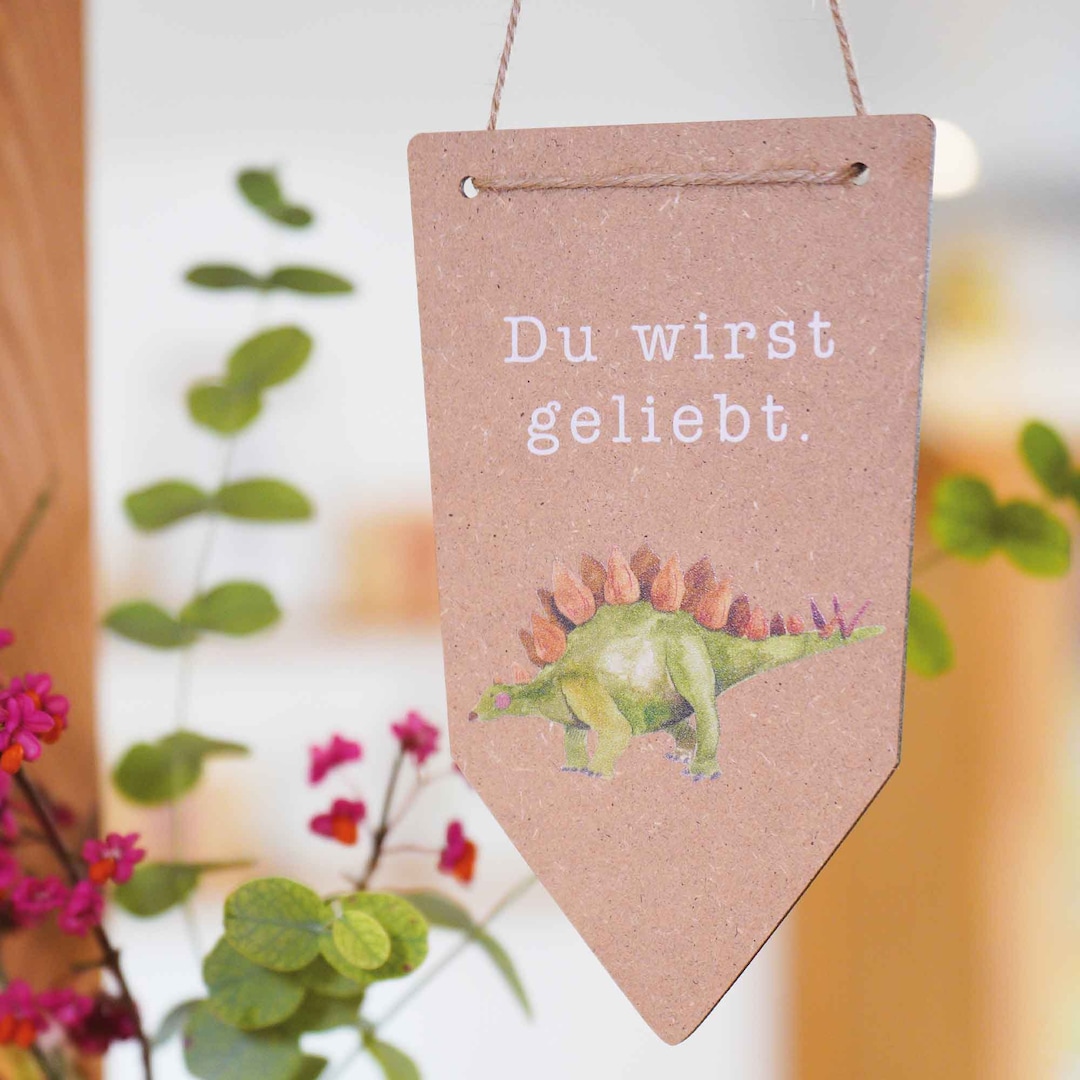 Dino Wimpel Children's Room Decoration Pennant Chain - Etsy