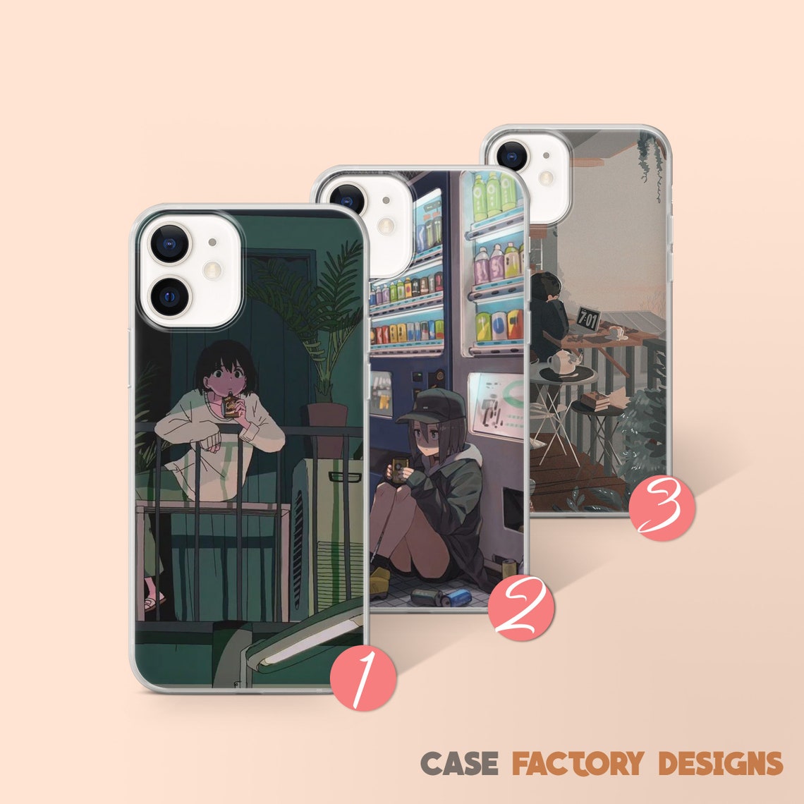 Lo-fi Aesthetic Phone Case Anime Manga for Cover Iphone 13 12 - Etsy