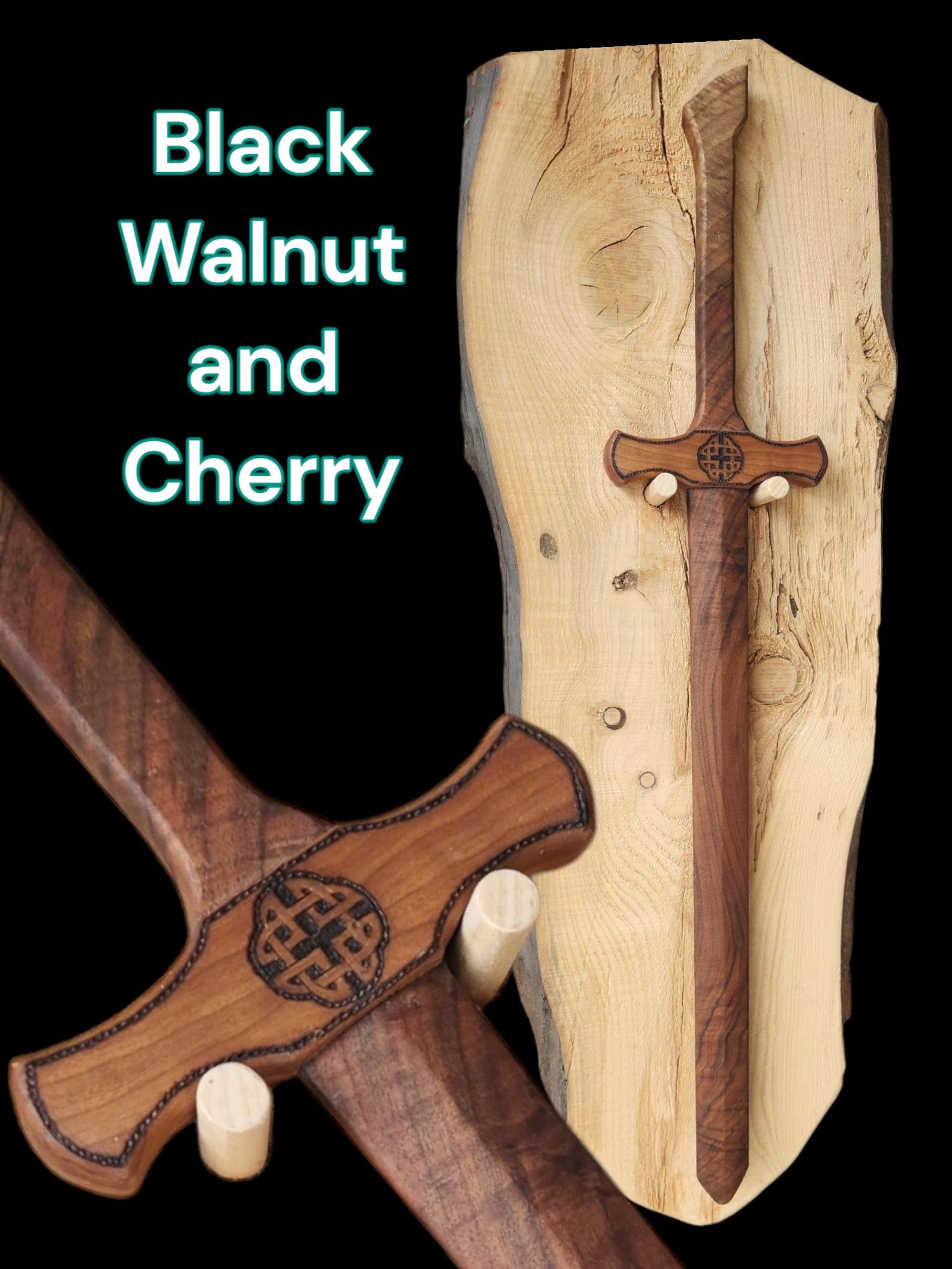 Wood Carved Sword - Etsy