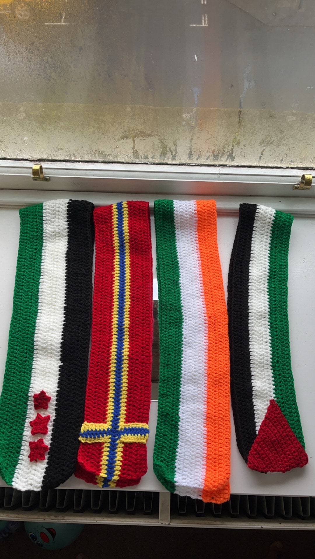 Customised Crochet Country Scarf - Etsy