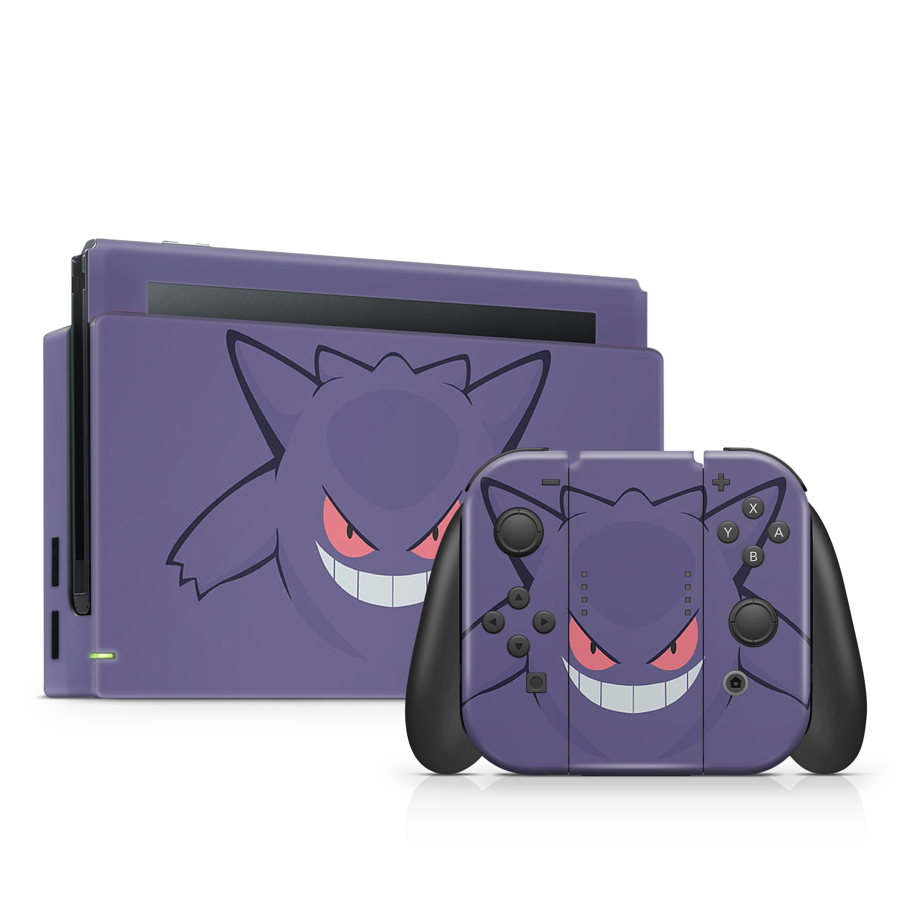 Character Nintendo Switch Skin Cute Purple Evil Nintendo Switch Console ...