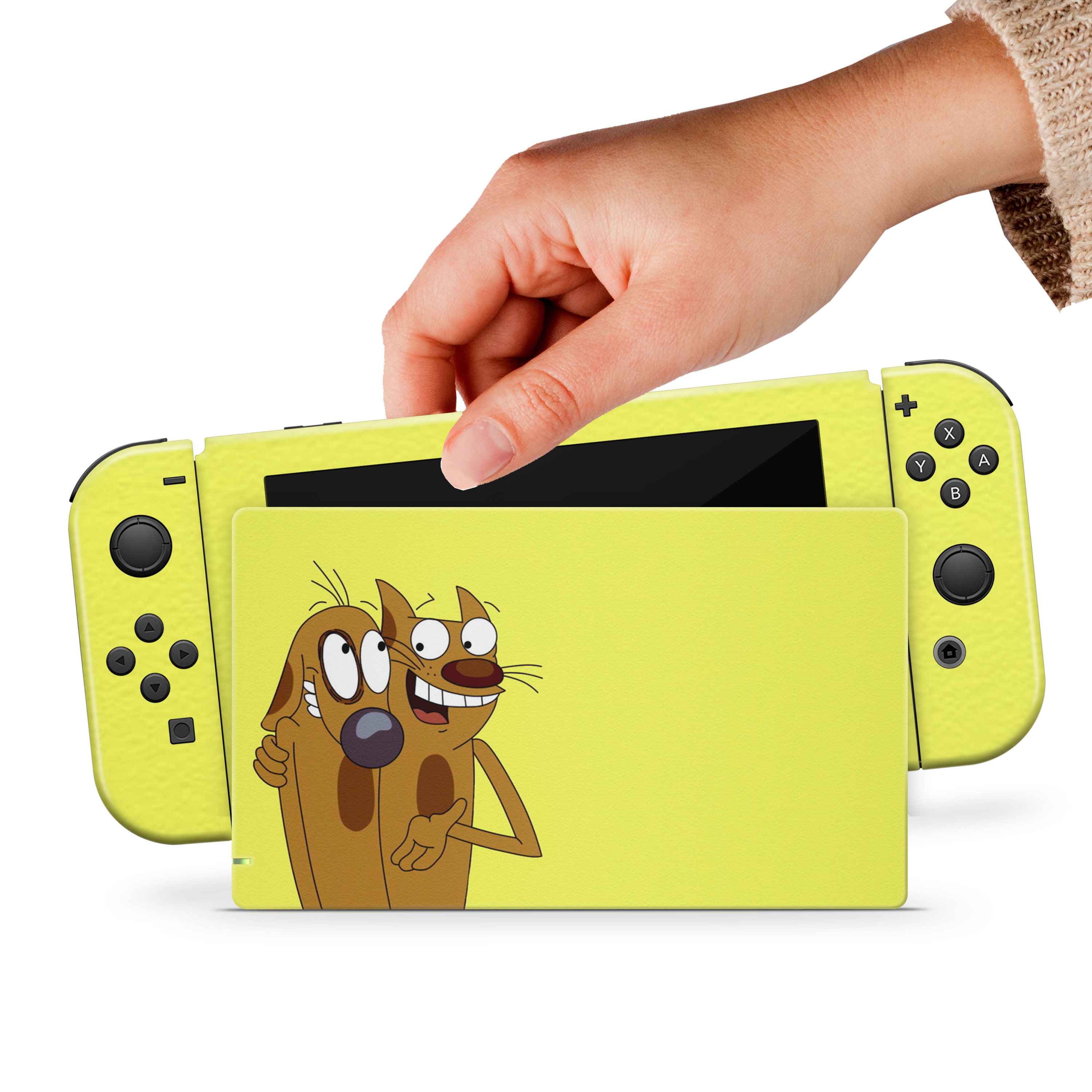Cartoon Switch Skin Yellow Marble Switch OLED Skin Animal - Etsy