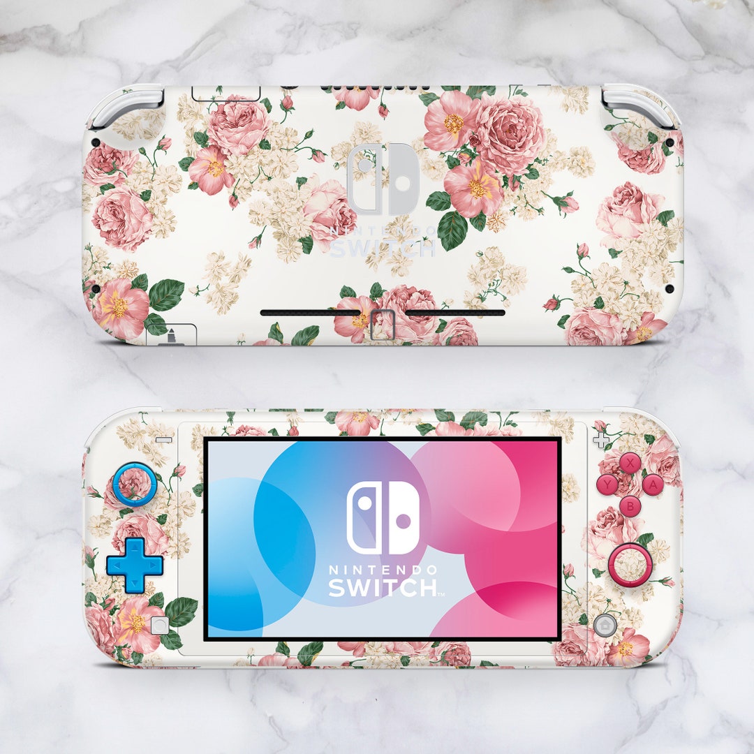 Roses Texture Nintendo Switch Lite Skin Floral Decal for Game - Etsy