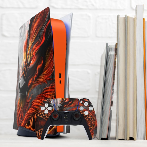 PS5 Skin Dragon PS4 Skin Animal PS4 Skin Grey Pattern PS4 Skin - Etsy