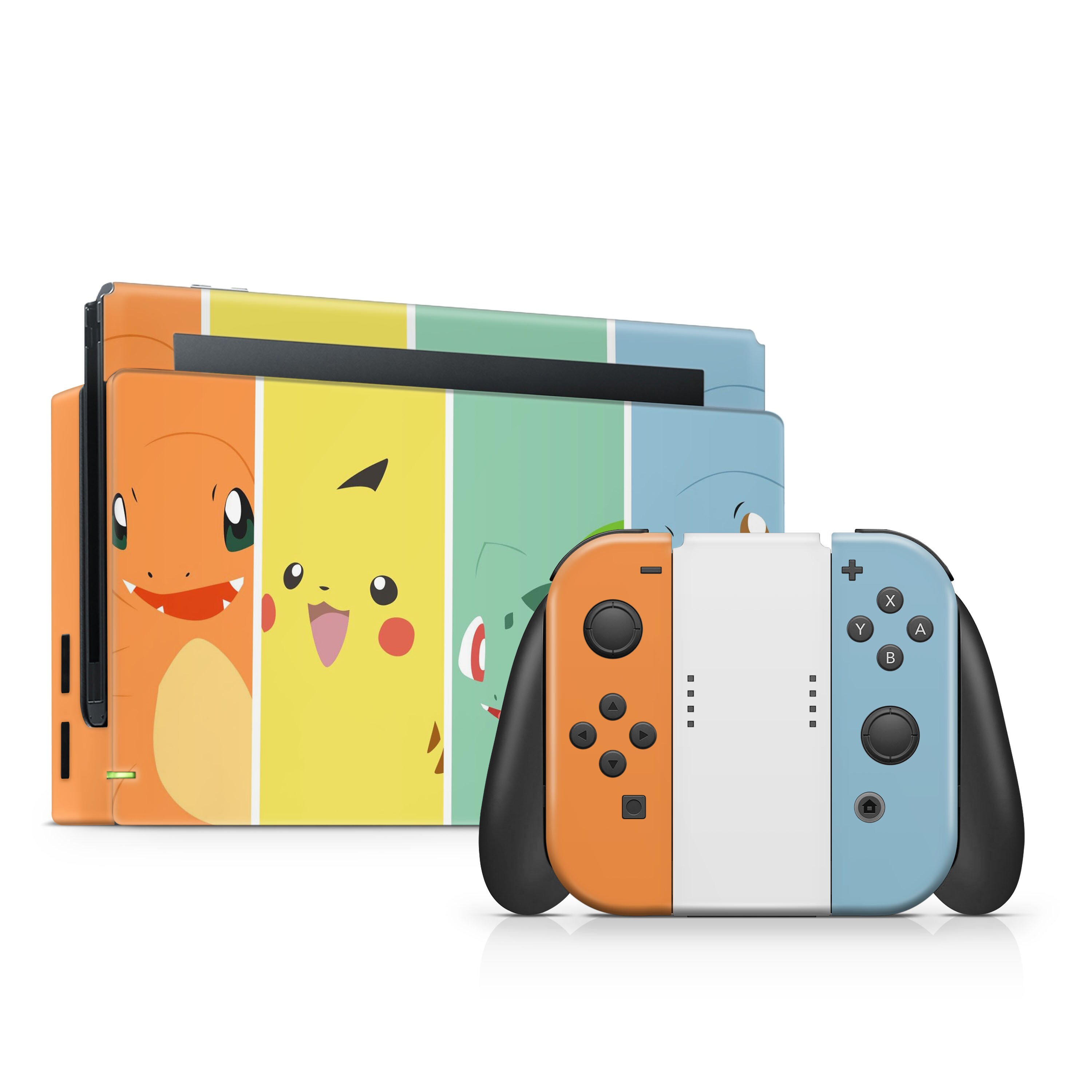 Cartoon Nintendo Switch Skin Cute Animal Nintendo OLED Skin Orange Blue ...