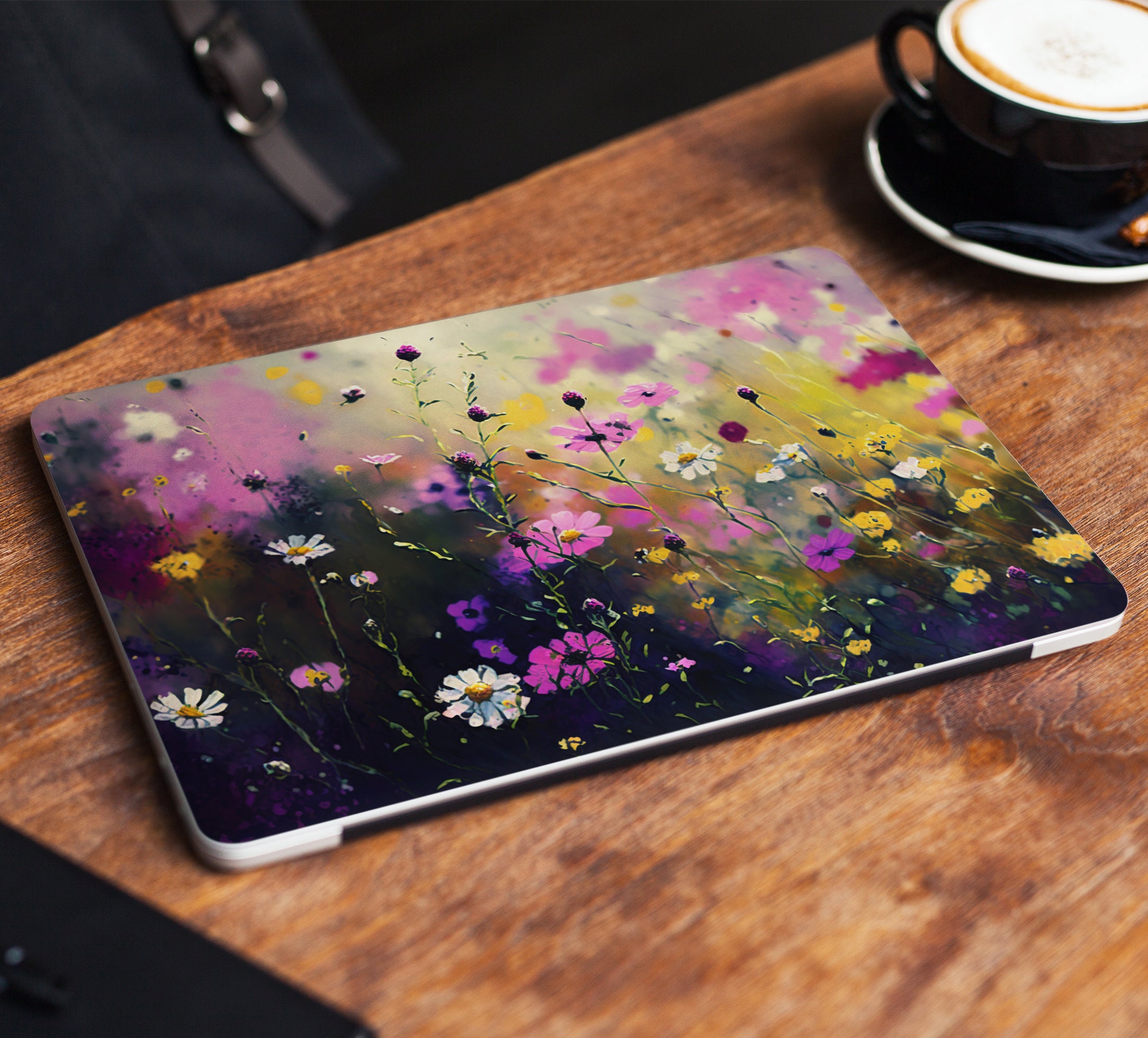 Floral Laptop Skin Notebook Vinyl Decal Girl Dell Inspiron Hp Lenovo ...