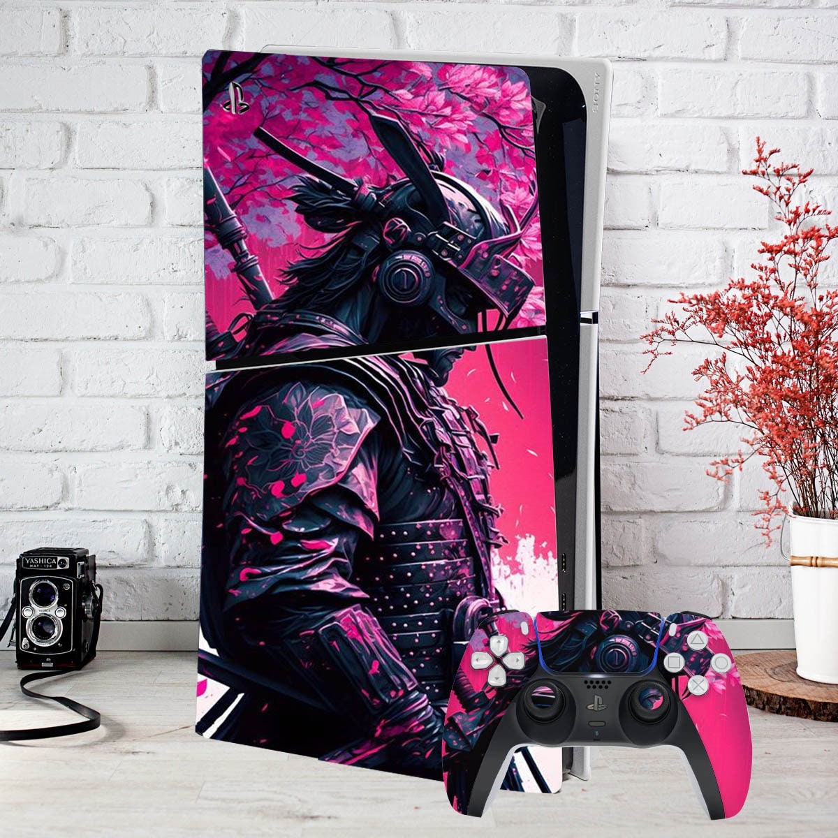 PS5 Skin Samurai PS4 Skin Anime PS4 Skin Men Pattern PS5 Slim Skin Vintage Sticker PS5 Digital Skin Controller Skin Playstation Console Skin Etsy