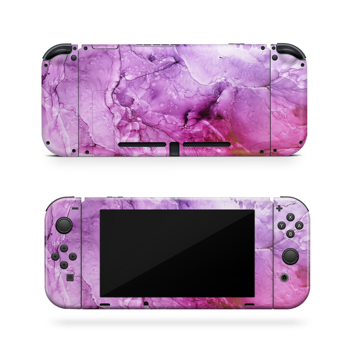 Abstract Switch Skin Nintendo Switch OLED Purple Decal Switch - Etsy