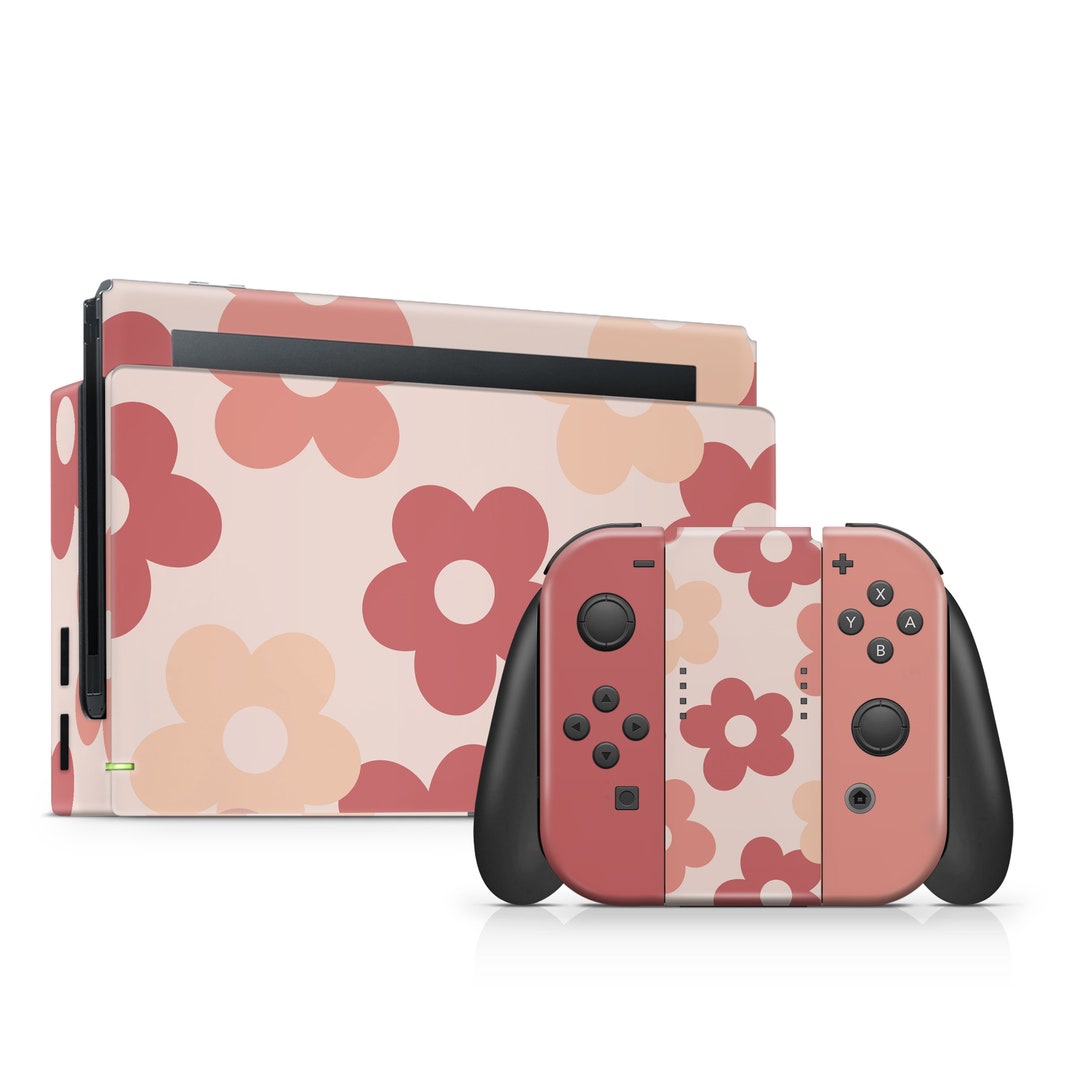Colorful Night Switch Skin Nintendo Switch OLED Floral Decal Switch ...