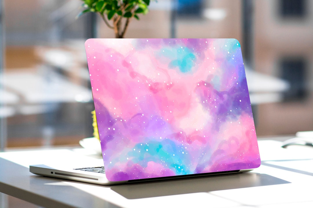 Pastel Pink Blue Abstract Skin Laptop Vinyl Dell HP Stream Lenovo Yoga ...