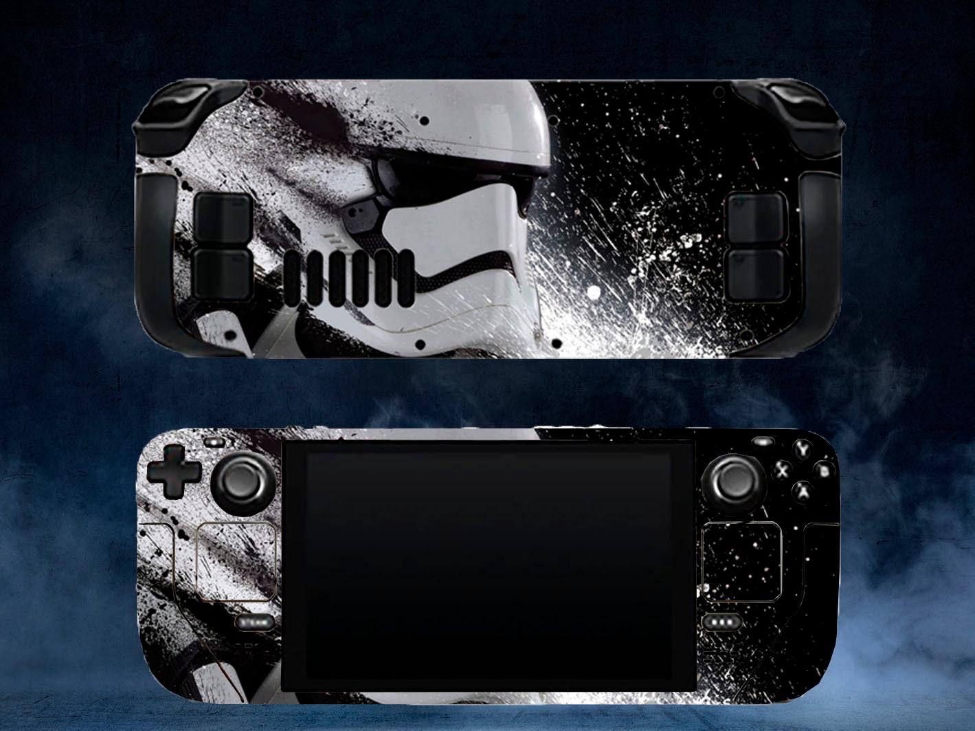 Stormtrooper Steam Deck Skin, Warrior Black Steamdeck Valve Console ...
