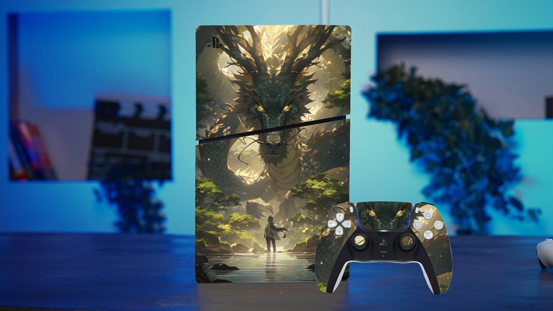PS5 Skin Dragon PS4 Skin Anime PS4 Skin Men Pattern PS5 Slim Skin ...