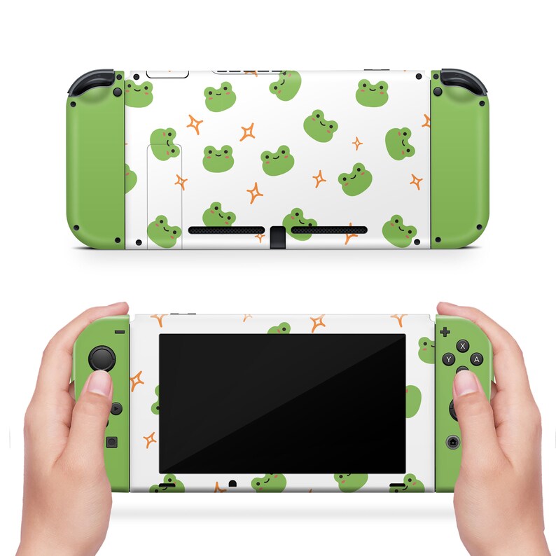 White Switch Skin Frog Switch Skin Green Switch OLED Skin - Etsy