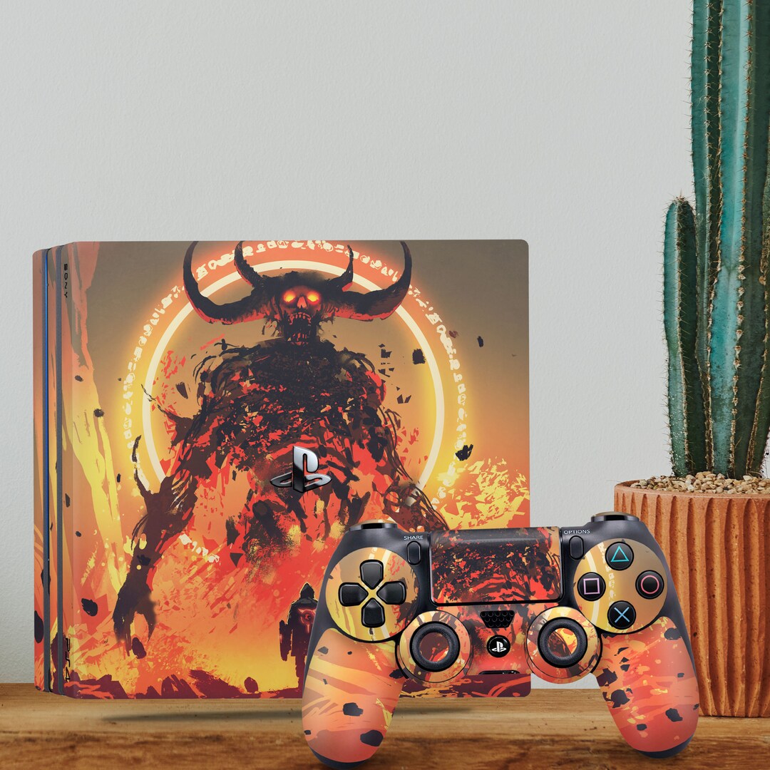 Knight With Sword PS5 Controller & Console Skin Demon in Hell - Etsy