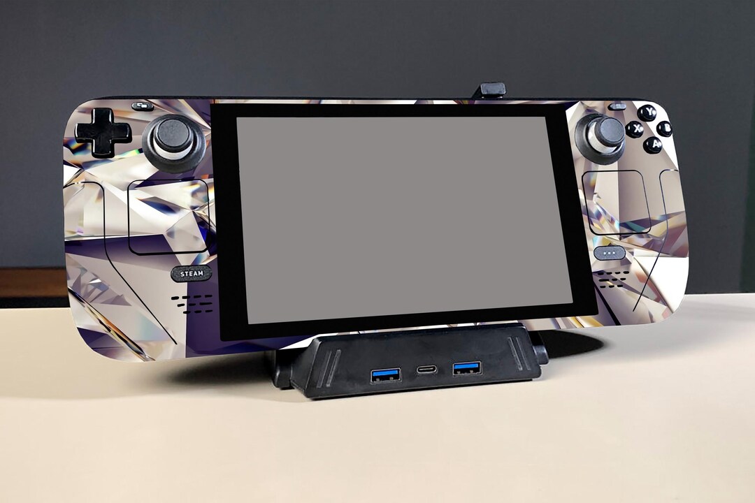 Crystal Design Steam Deck Skin, Art Steam Deck Console Decal Wrap ...
