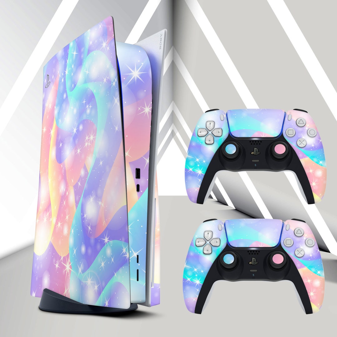 PS5 Skin Magic Stars PS4 Skin Pattern PS4 Skin Mermaid PS4 Skin Holographic PS5 Digital Skin ...
