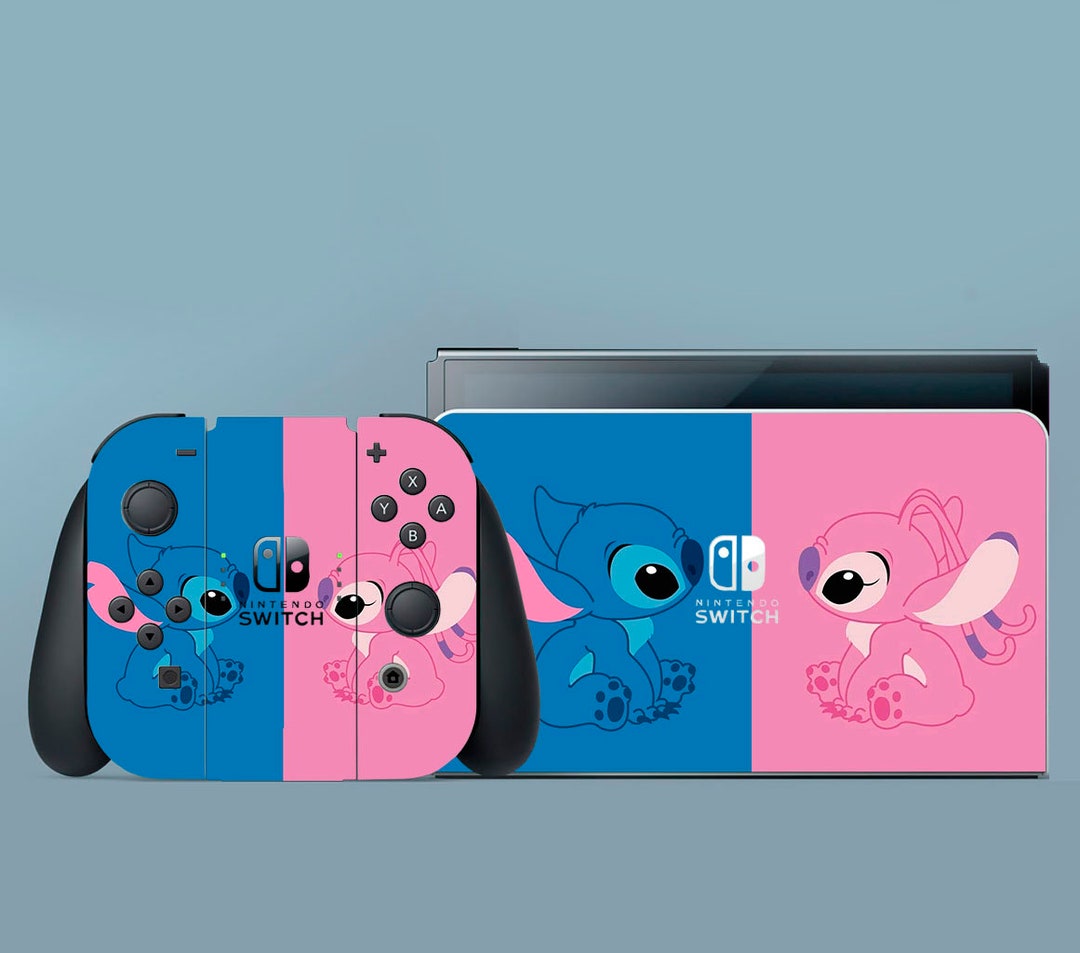 Blue Pink Cute Switch Skin Animal Switch Skin Color Switch OLED Skin ...