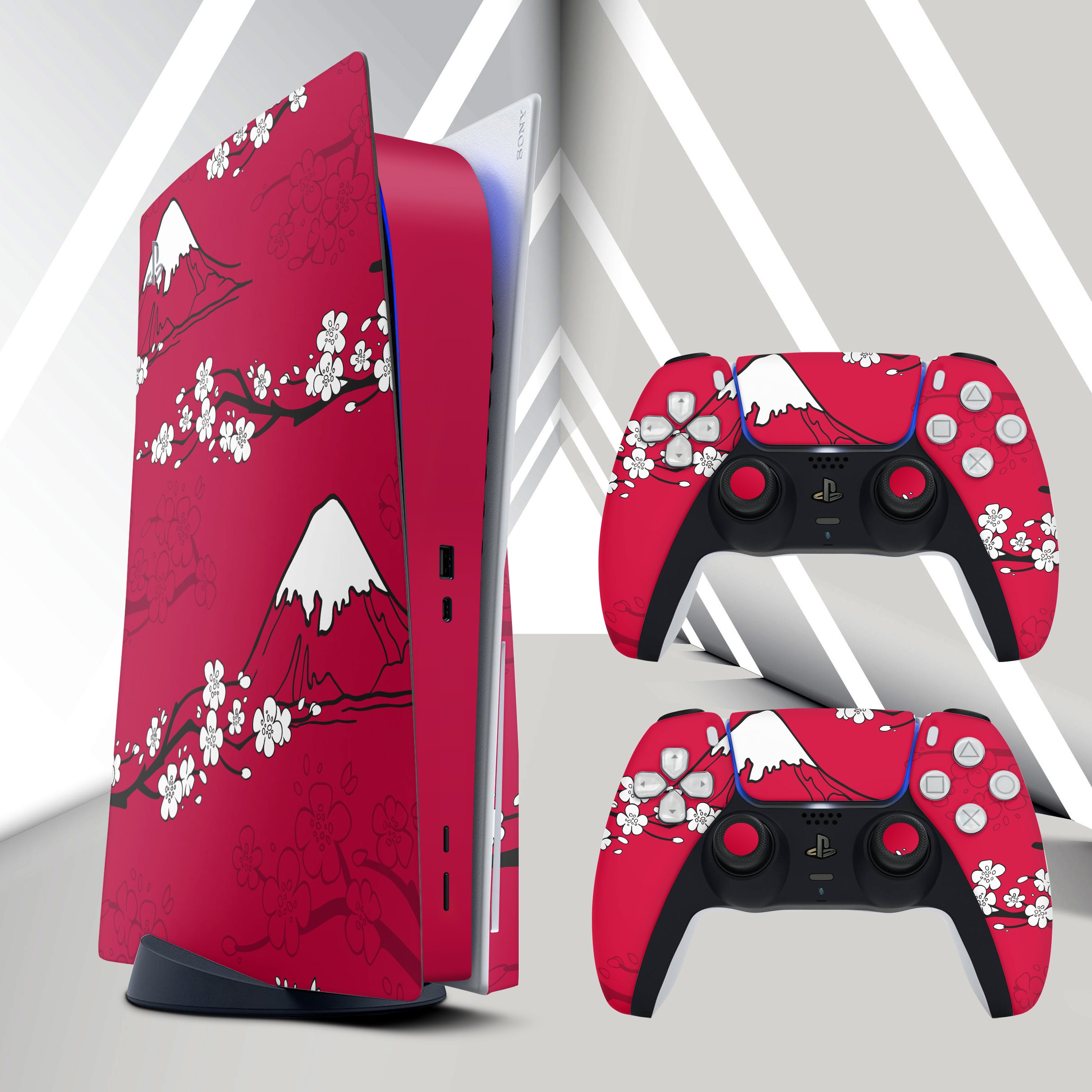 PS5 Skin Mountain PS4 Skin Japanes Muster PS4 Skin Sakura PS4 | Etsy