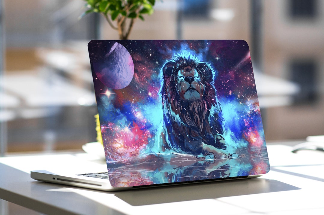 Galaxy Art Universal Laptop Skin Lion Computer Decal Sticker Space ...