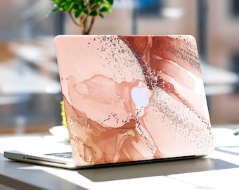 Pink Marble MacBook Air 15 Skin Floral MacBook Pro 14 16 MacBook Air ...