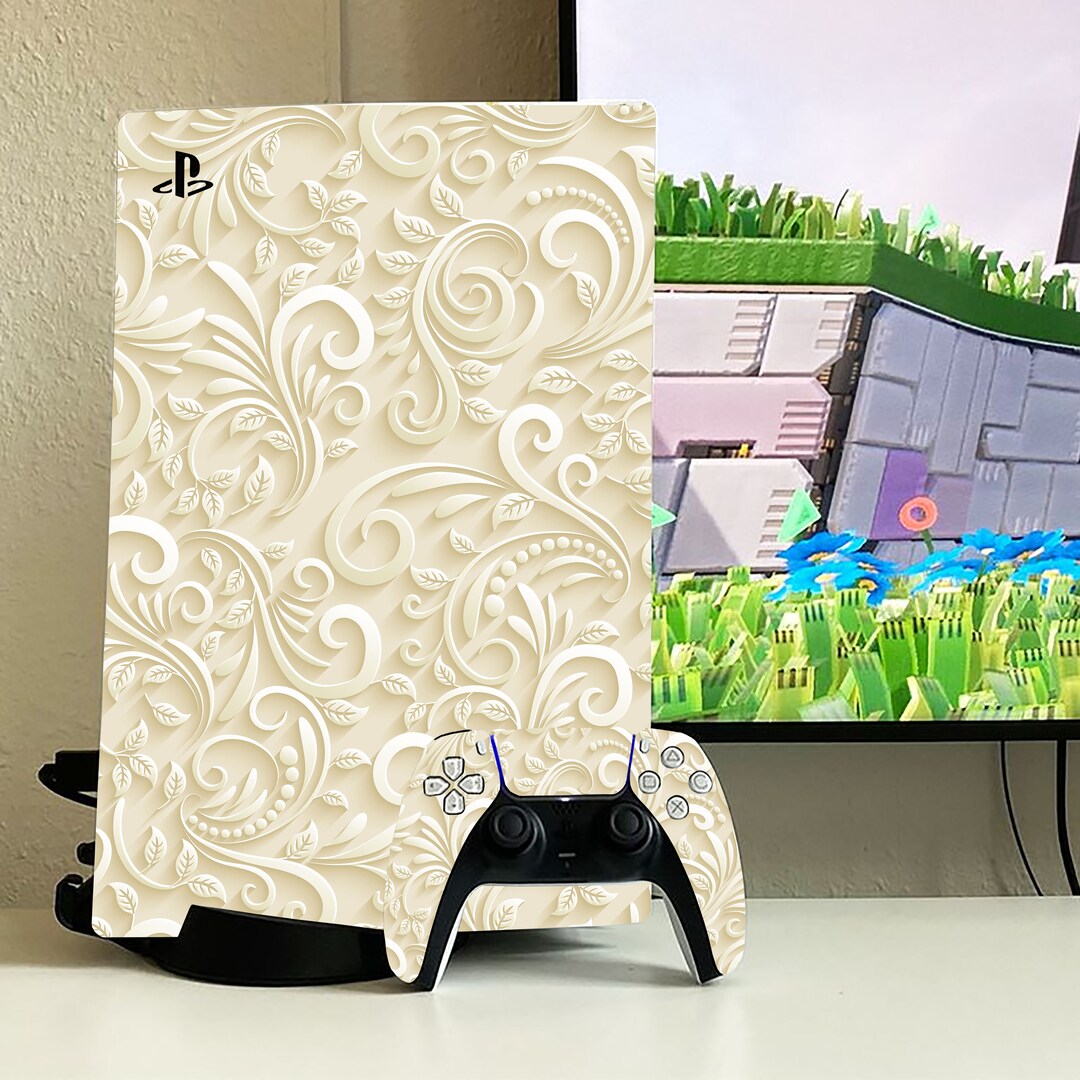 PS4 Pastel Pattern Ps4 Pro Slim Fat Vinyl Floral Playstation Console ...