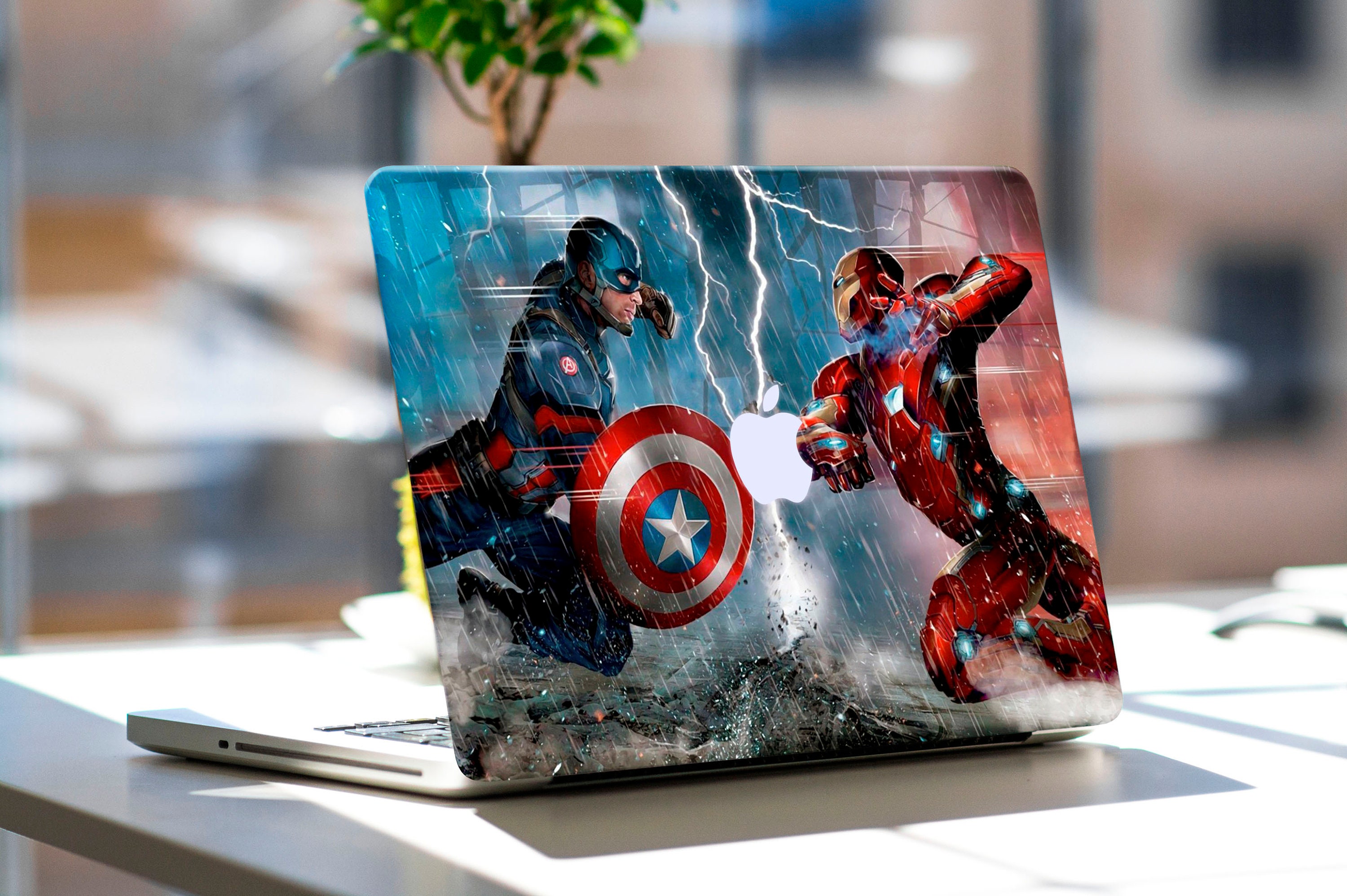 Comic MacBook Skin Decal MacBook Pro Stickers Super Heroes - Etsy