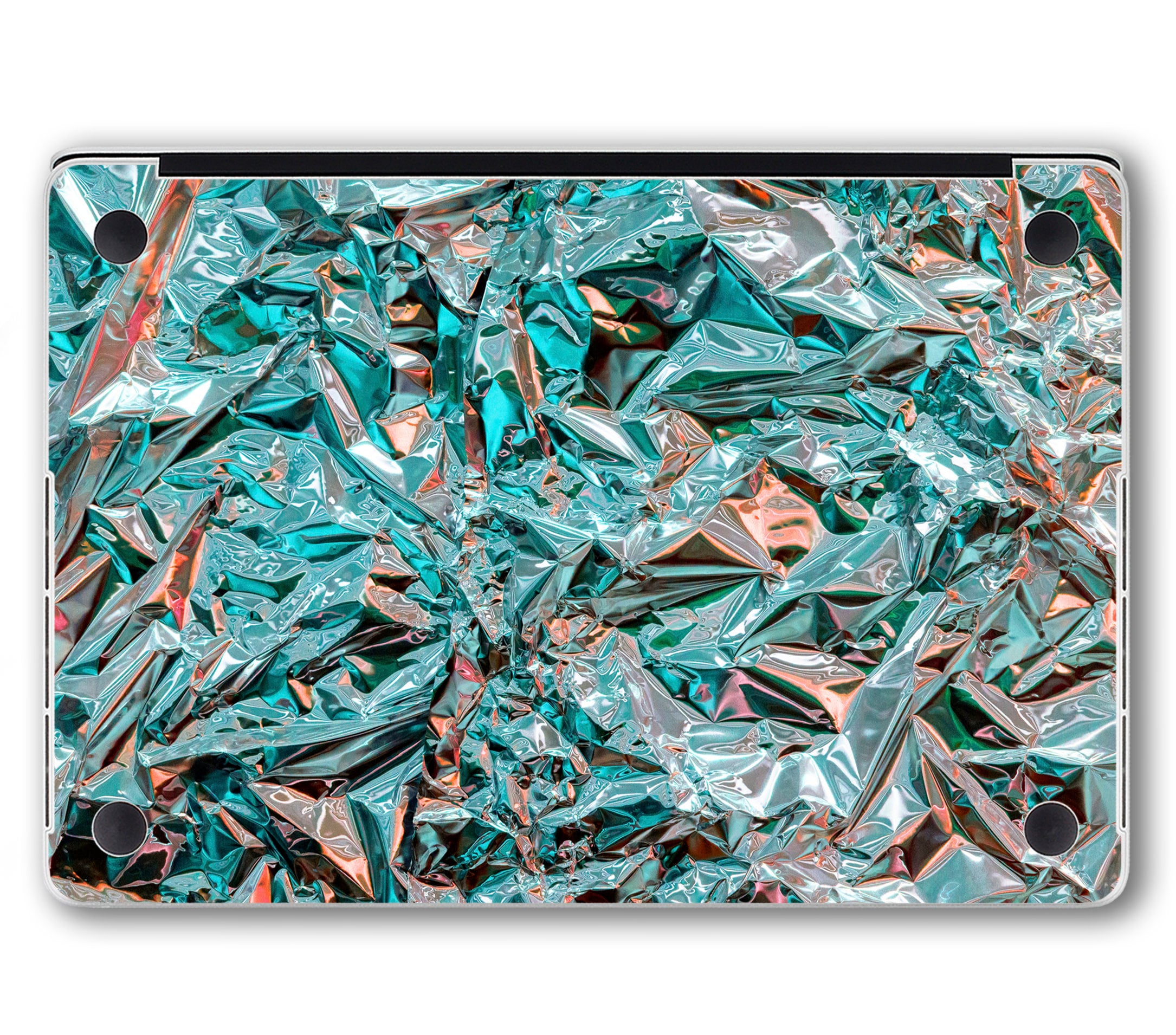 Holographic MacBook Skin Wrinkled Metal Foil MacBook Pro 16 Skin Pro ...
