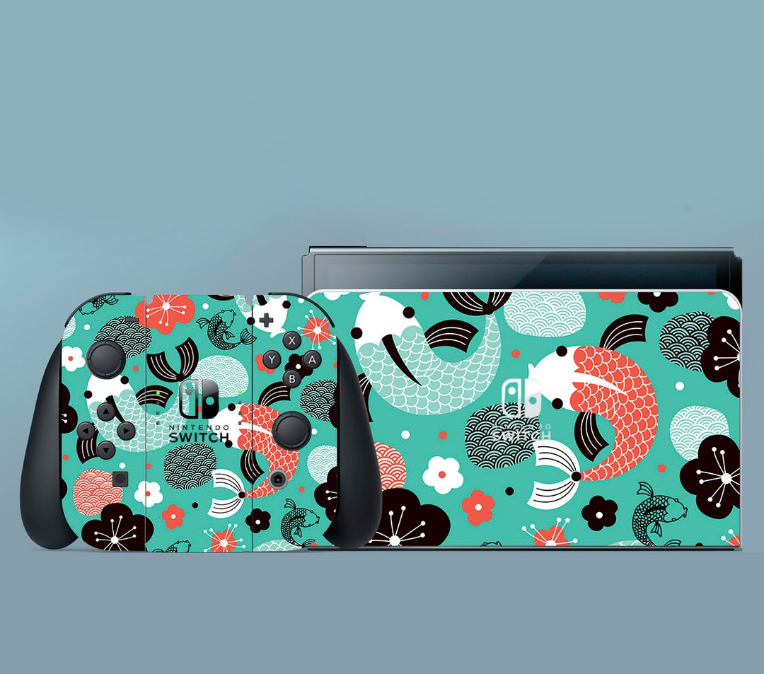 Carp Nintendo Skin Fish Switch Skin Blue Switch Skin Animal Nintendo ...