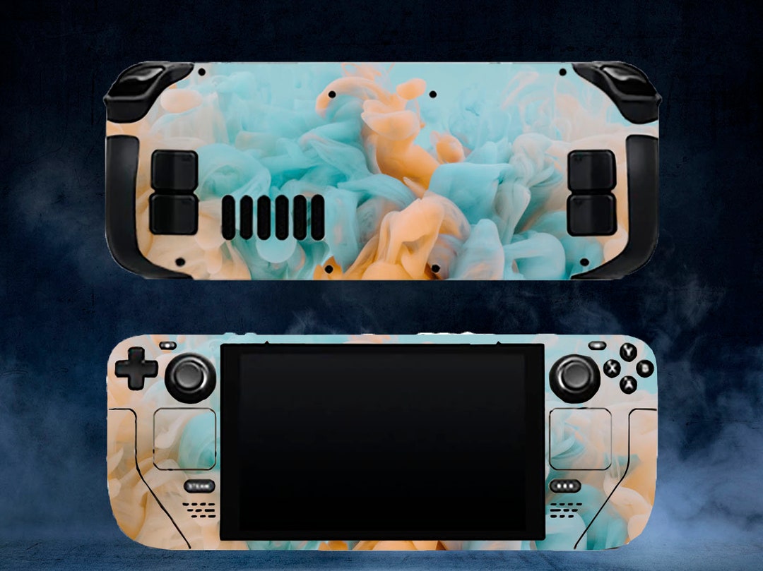 Blue Marble Steam Deck Skin, Smoke Gaming Steamdeck Oled Decal Wrap ...