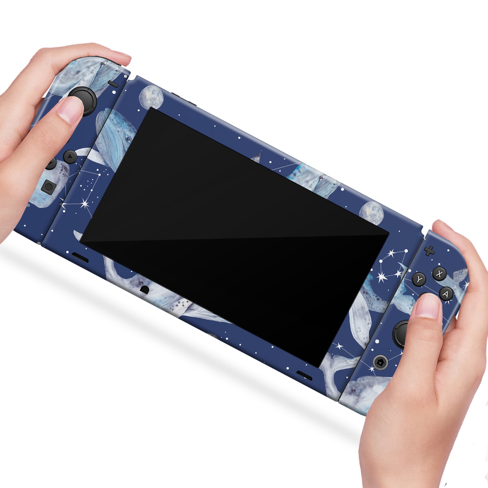 Whales in Night Sky With Constellations Nintendo Skin Night Sky Gamers ...