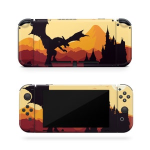 Flying Dragon Nintendo Skin Castle Switch 2 Skin Dark Switch Skin ...