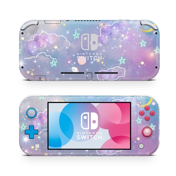 Purple Nintendo Switch Lite Skin Stars Decal for Game Console - Etsy